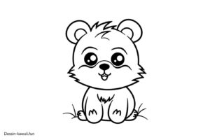 Dessin Kawaii | Personnage Mignon Chibi | Coloriage GRATUIT