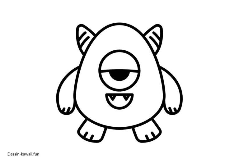 Coloriage Monstre 2026 | 100 Dessins GRATUIT à imprimer