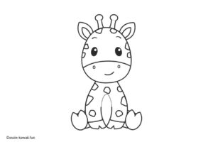 Dessin Kawaii | Personnage Mignon Chibi | Coloriage GRATUIT