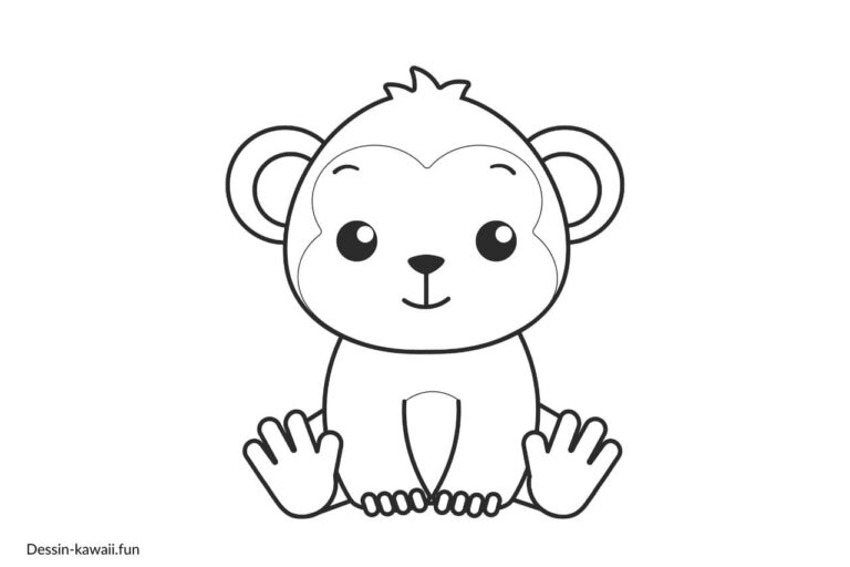Dessin Kawaii | Personnage Mignon Chibi | Coloriage GRATUIT