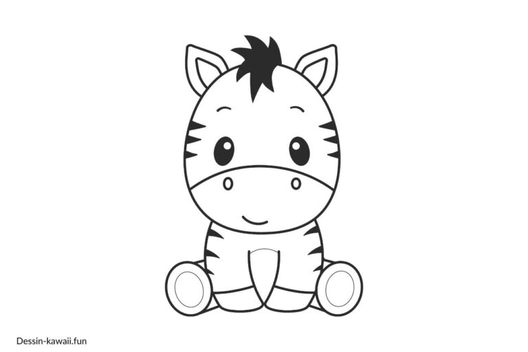 Dessin Kawaii | Personnage Mignon Chibi | Coloriage GRATUIT