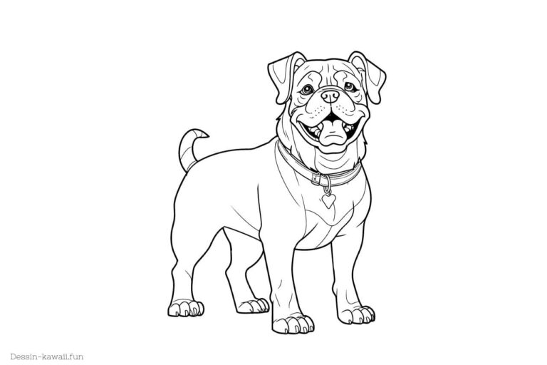 Coloriage Chien | +100 dessins de chiot à imprimer et à colorier