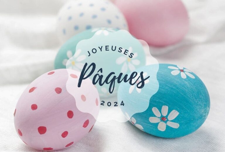 Carte Joyeuses Pâques, Modèles de Vœux GRATUIT 🐇