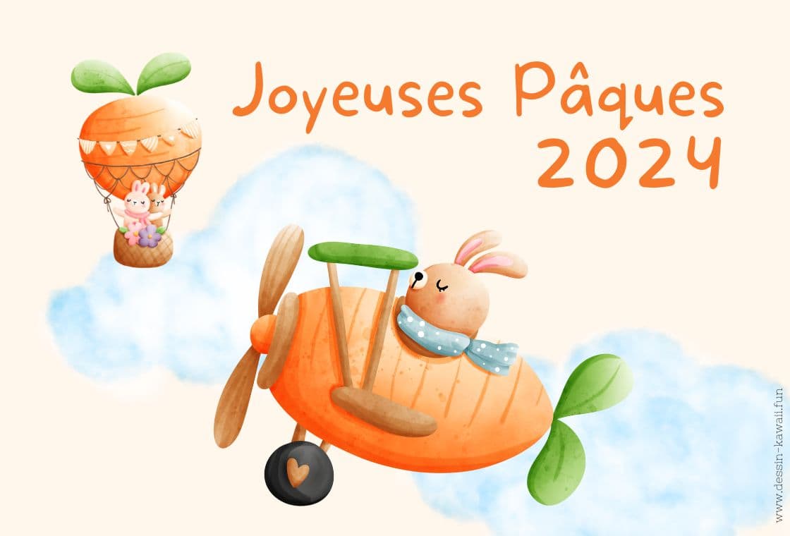 Carte Joyeuses Pâques, Modèles de Vœux GRATUIT 🐇
