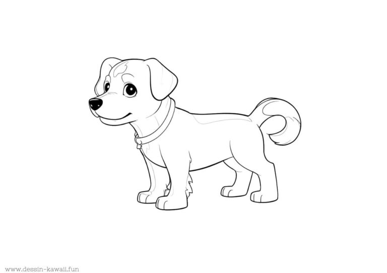 Coloriage Chien 2026 | + 100 dessins de chiot PDF à imprimer