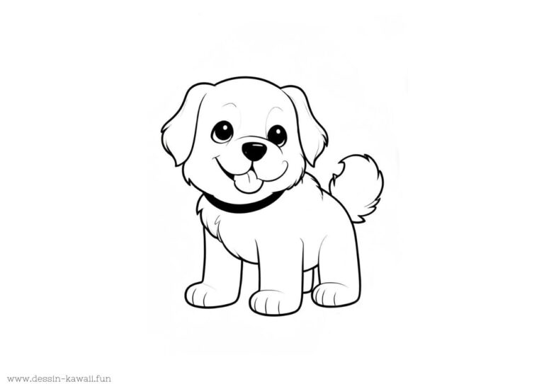 Coloriage Chien 2026 | + 100 dessins de chiot PDF à imprimer
