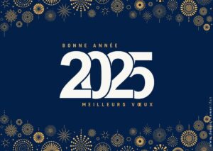 Carte Bonne Année 2025 GRATUITE souhaiter Nouvel An