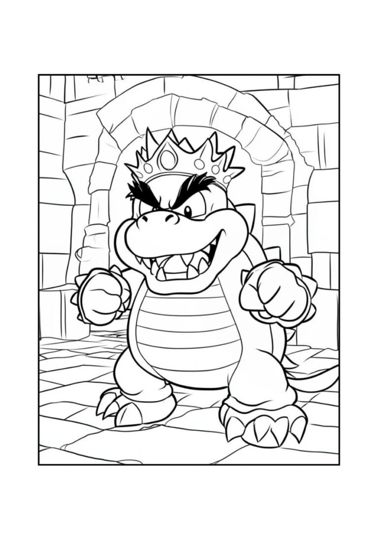 Coloriage Mario | Dessins Mario Bros GRATUIT à imprimer