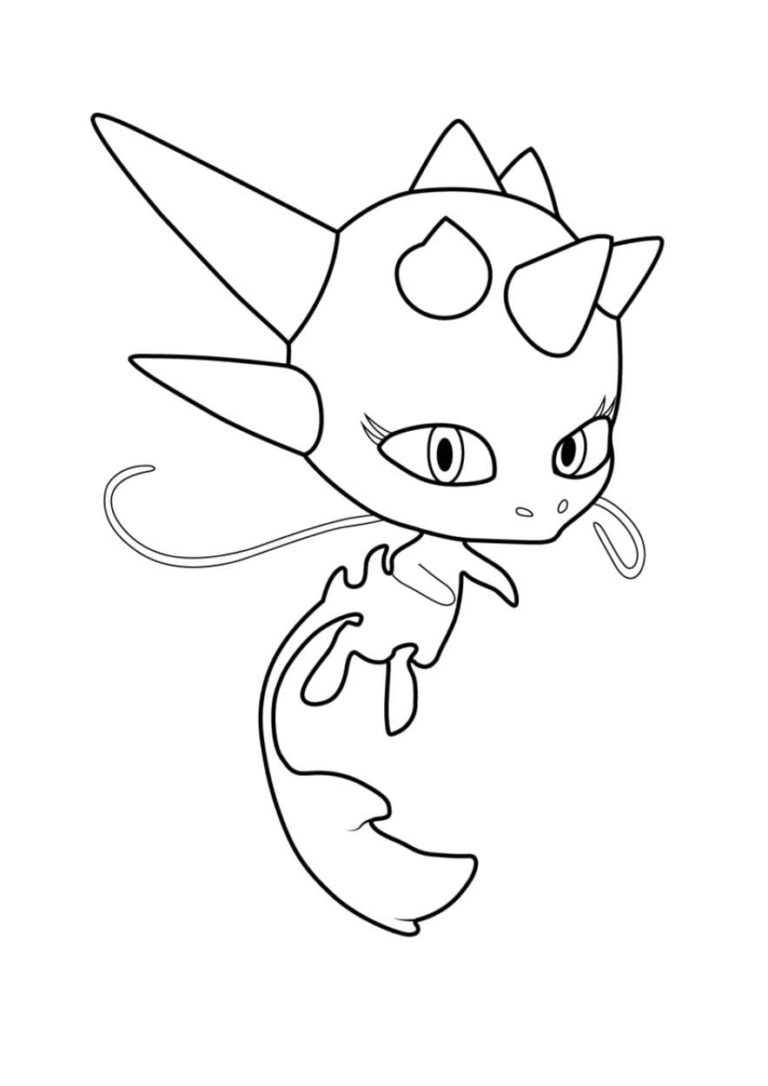 Coloriage Miraculous GRATUIT à imprimer PDF, Ladybug
