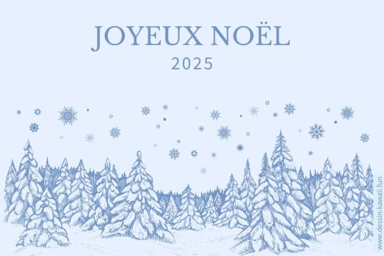 Carte Joyeux Noël 2025 GRATUITE, Vœux 25 décembre 🎅