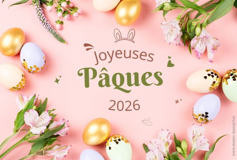 Carte Joyeuses Pâques 2026, Modèles de Vœux GRATUIT 🐇